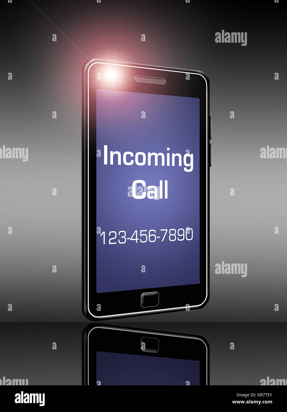 Cell phone functions that support handicapped people. Lights up when ...