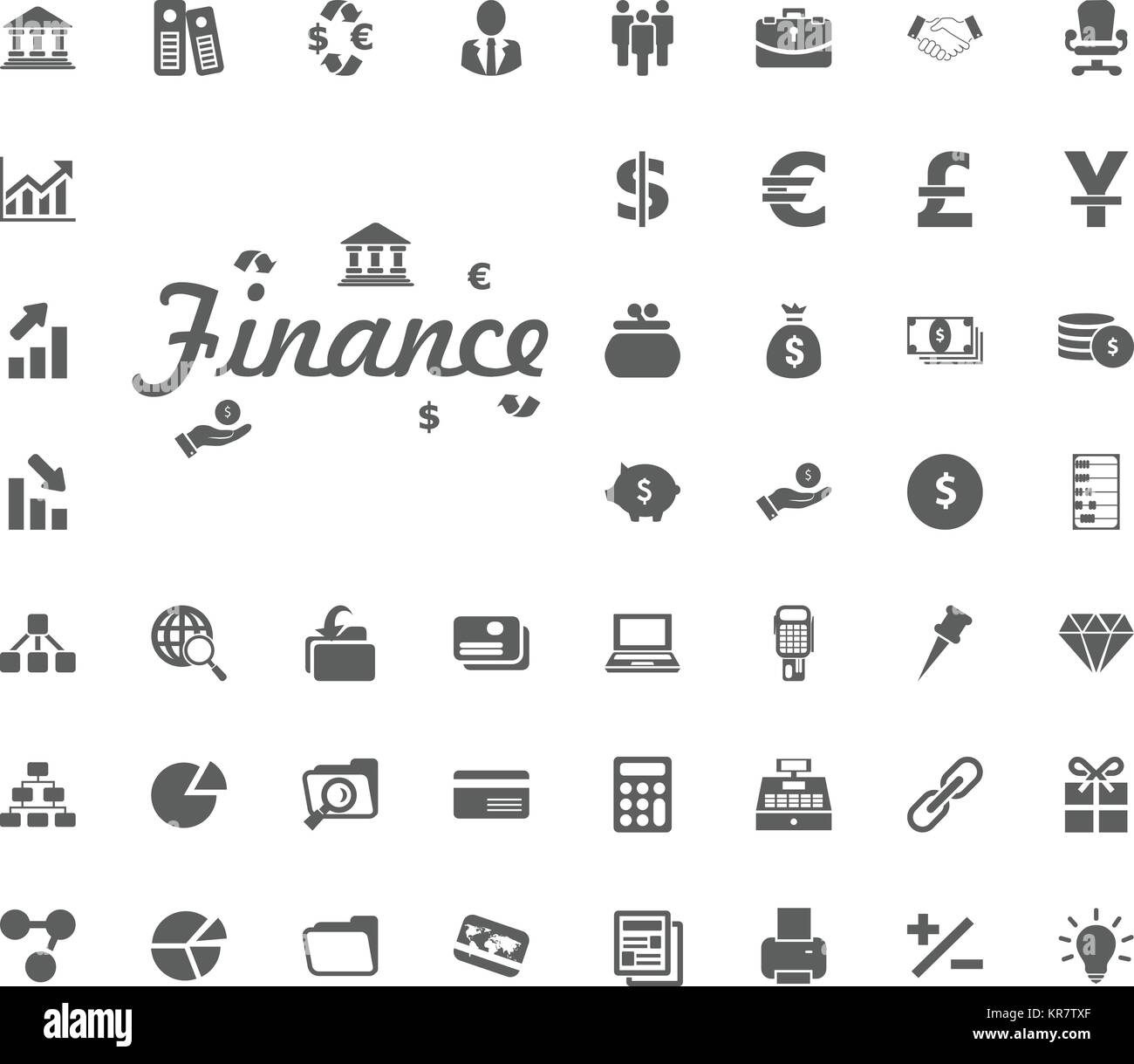 Finance icon. money and finance icon set, vector icon Stock Vector ...
