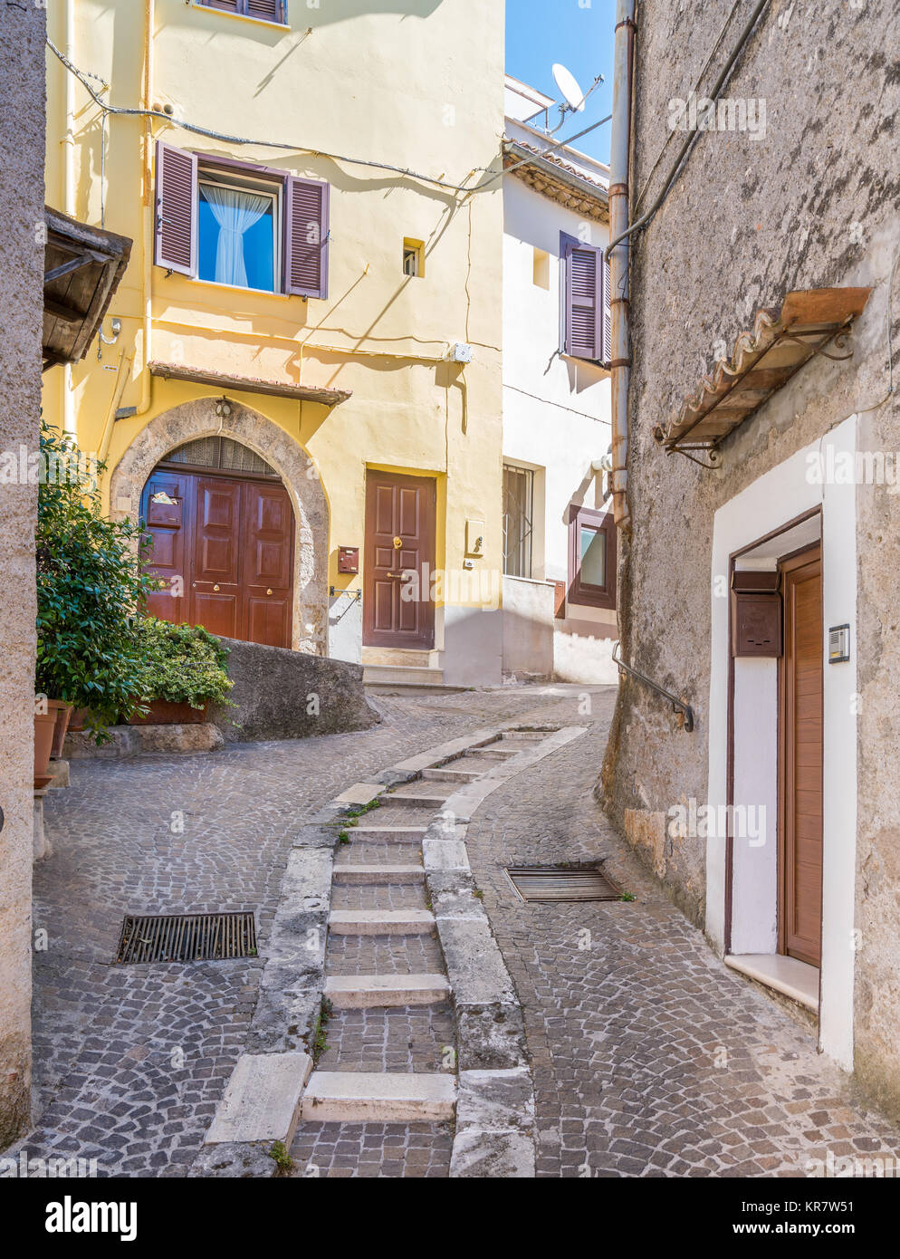 Scenic sight in Alatri, province of Frosinone, Lazio, central Italy ...
