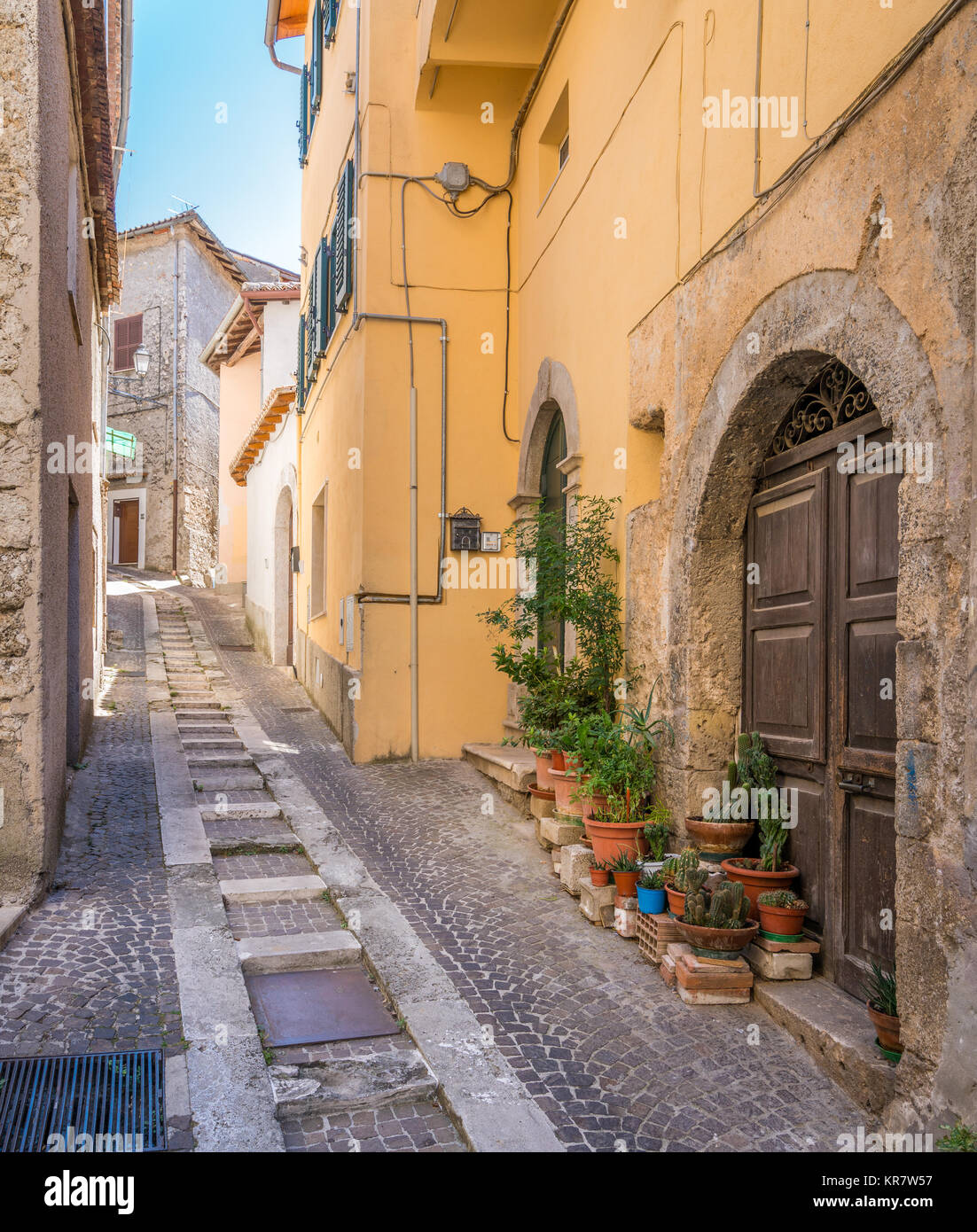 Scenic sight in Alatri, province of Frosinone, Lazio, central Italy ...