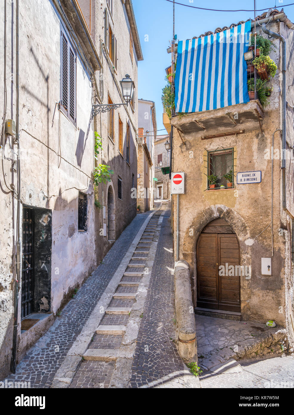Scenic sight in Alatri, province of Frosinone, Lazio, central Italy ...
