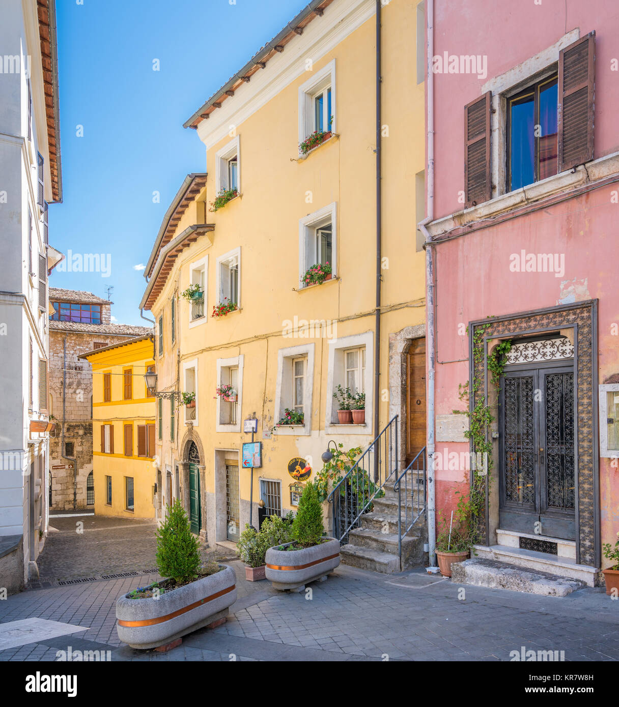 Scenic sight in Alatri, province of Frosinone, Lazio, central Italy ...