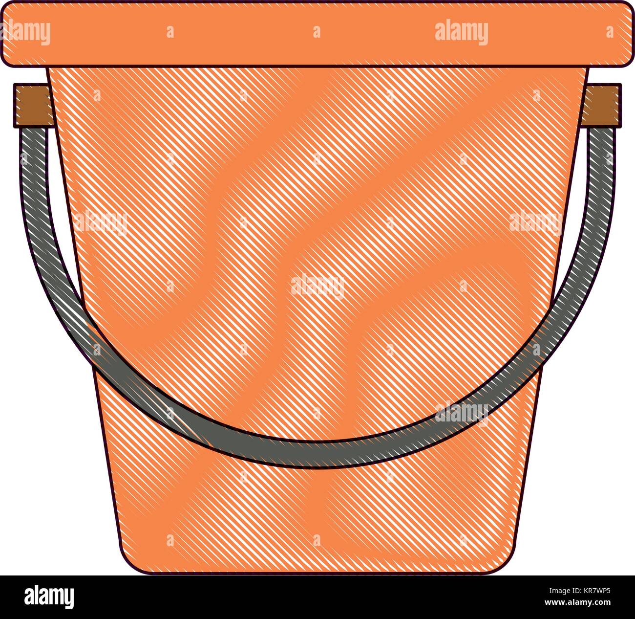 plastic bucket isolated icon Stock Vector Image & Art - Alamy