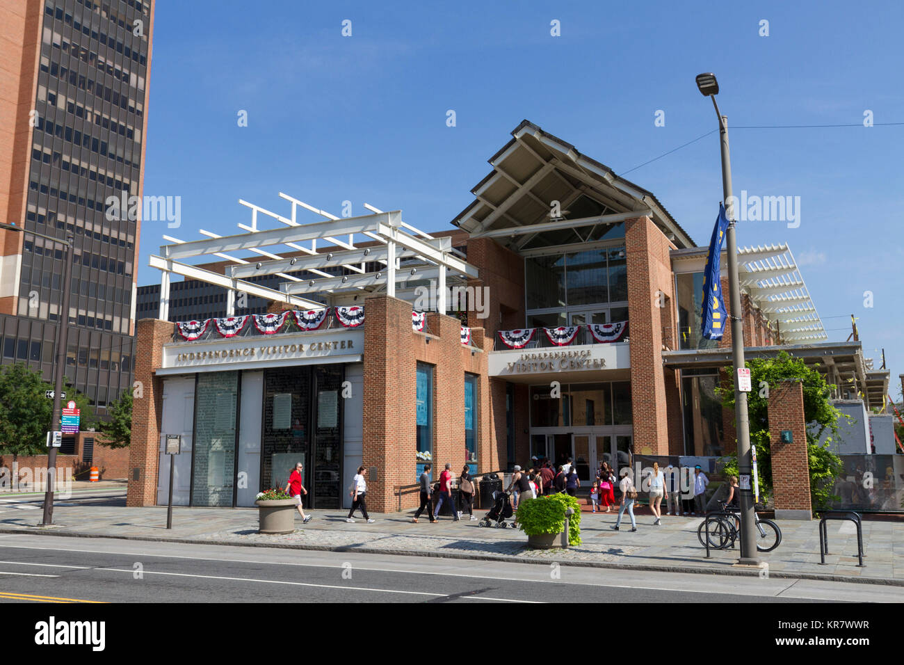 The Independence Visitors Center, Philadelphia, Pennsylvania, USA Stock ...