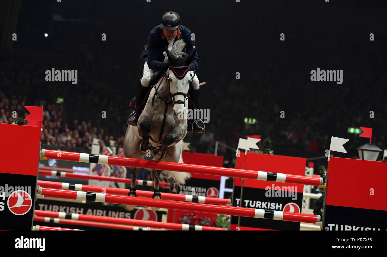Britain's Robert Smith riding Cimano E competes in the Turkish Airlines ...
