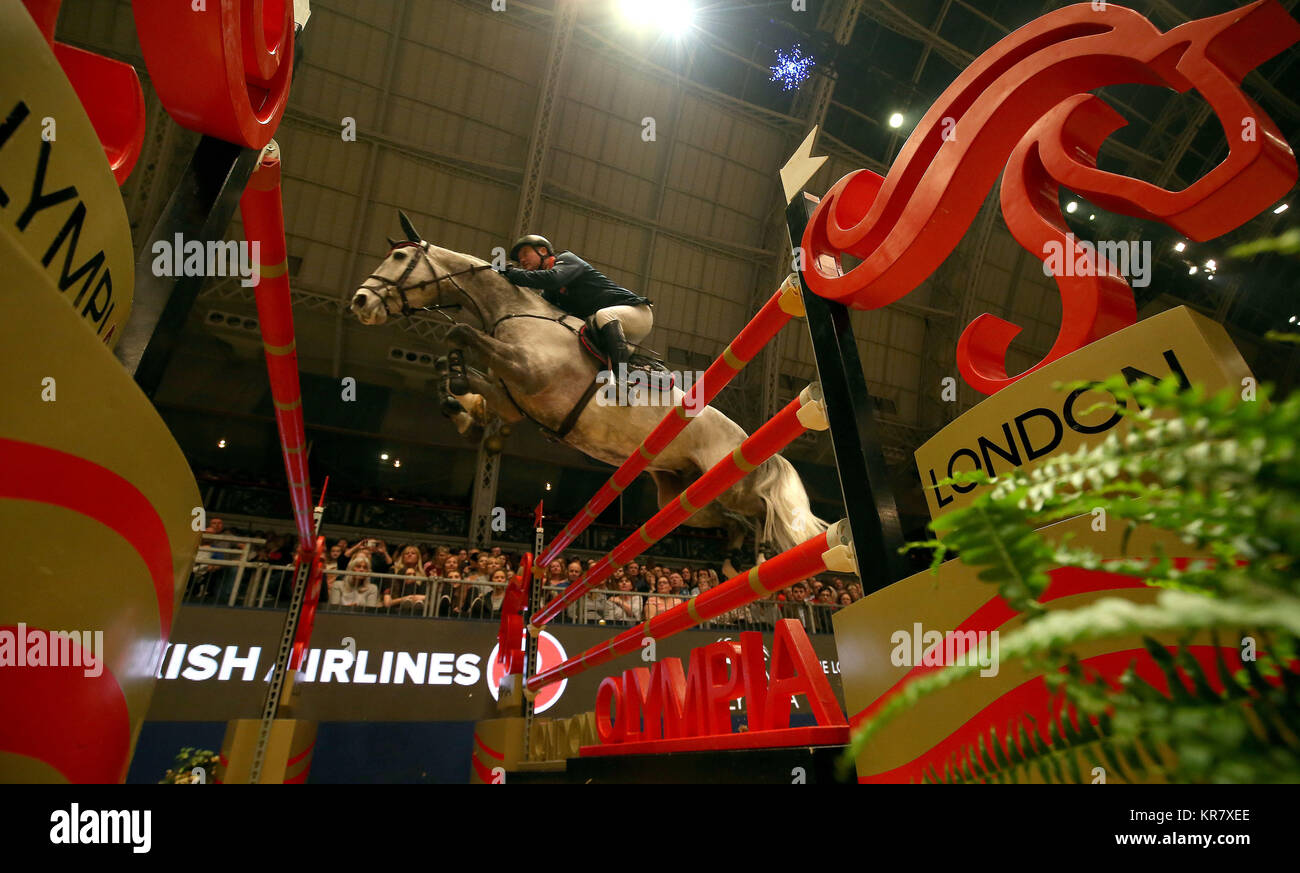 Britain's Robert Smith riding Cimano E competes in the Turkish Airlines ...