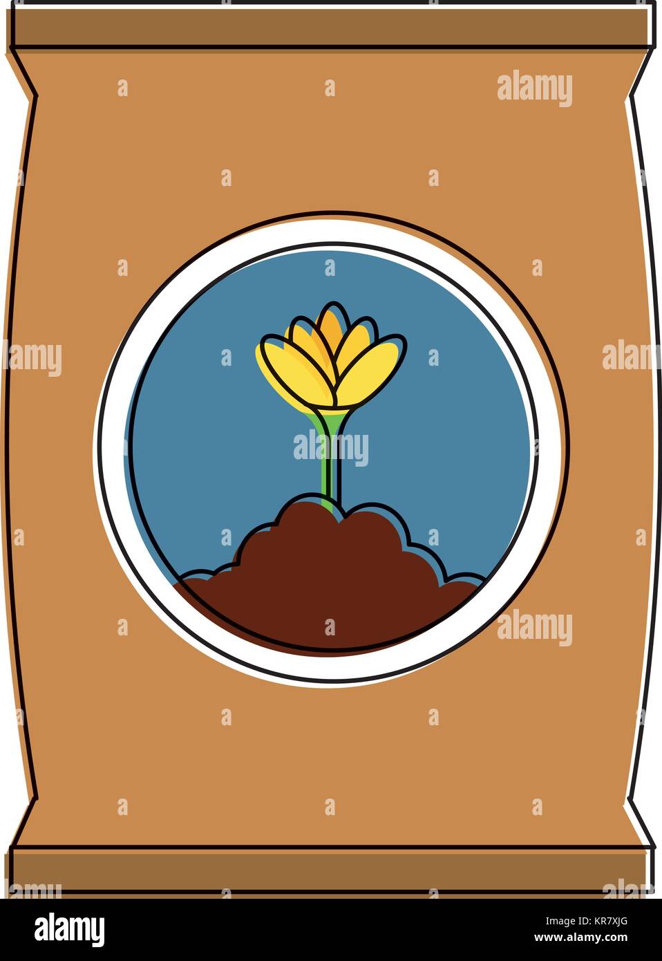 Fertilizer Bag Vector