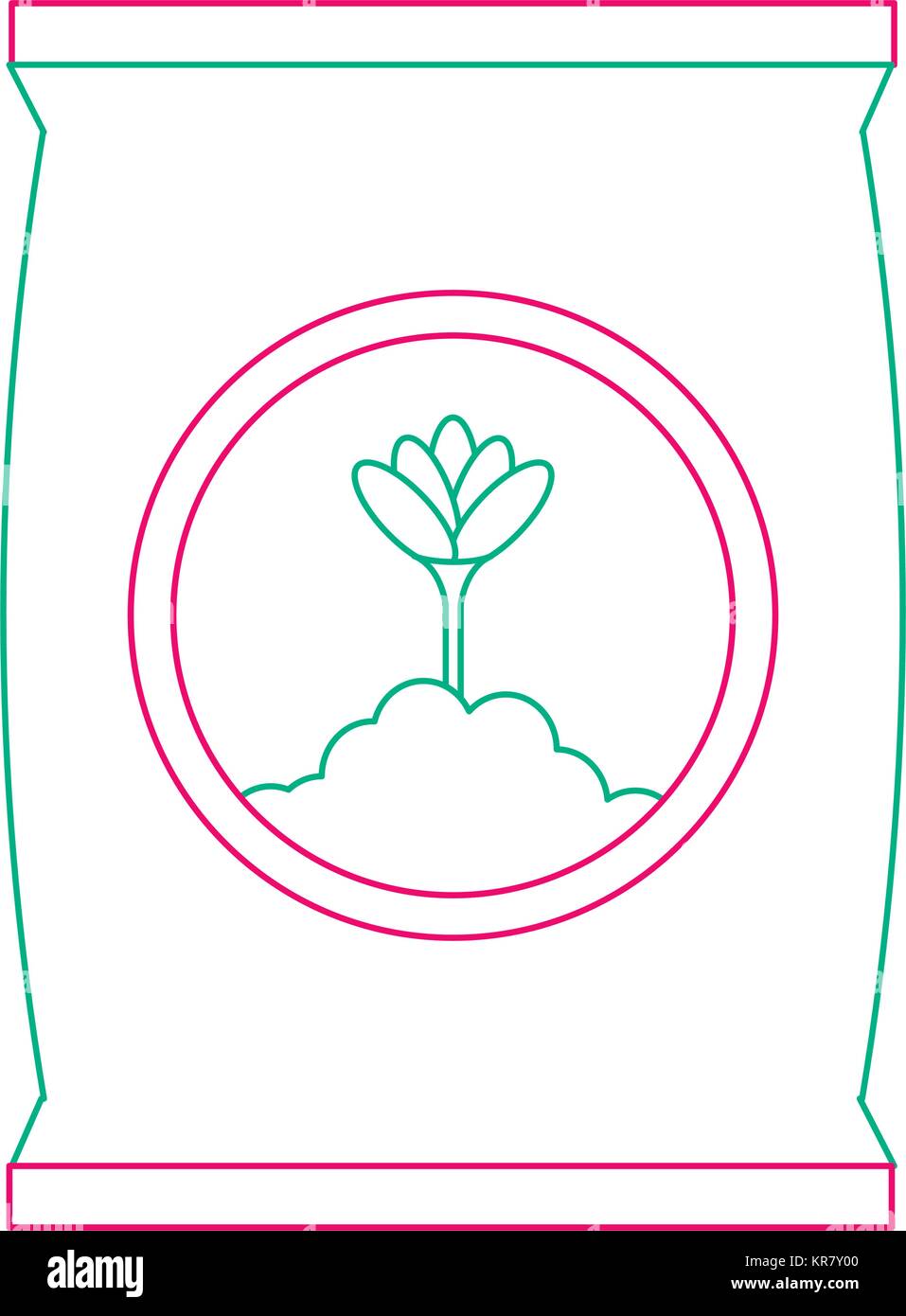 fertilizer bag isolated icon Stock Vector Image & Art - Alamy