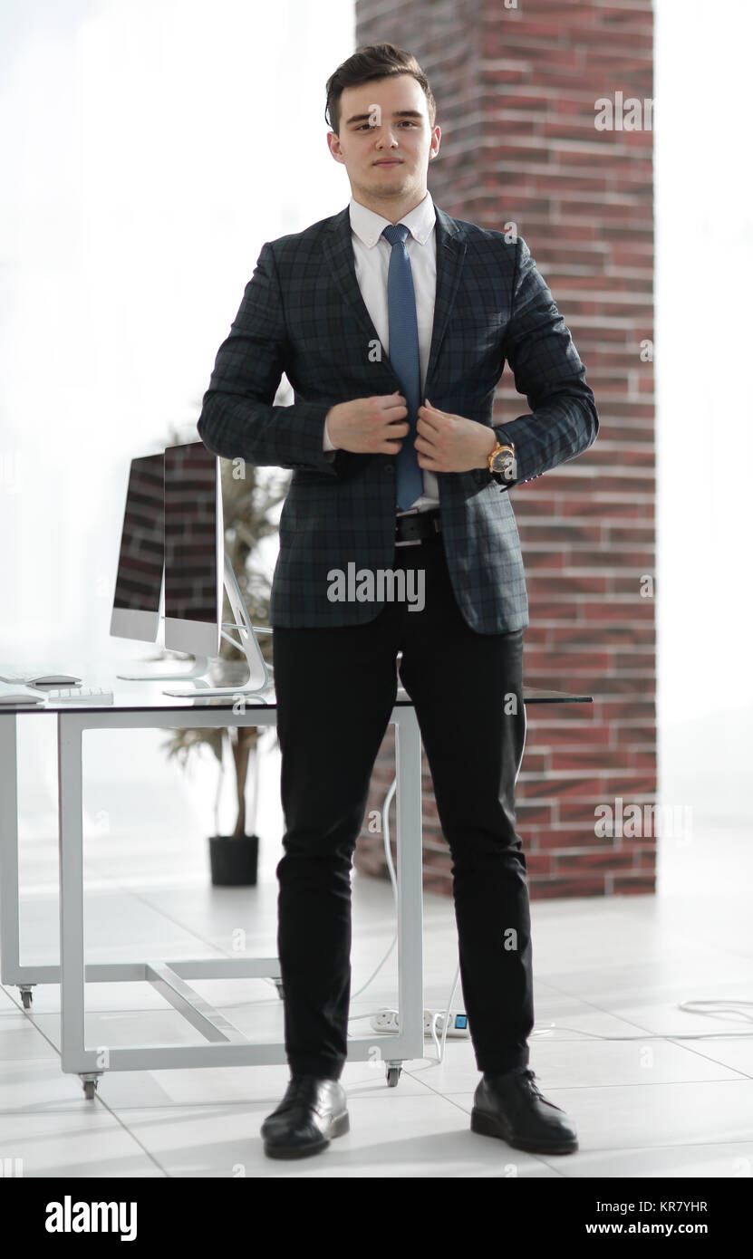 young employee in the office Stock Photo - Alamy