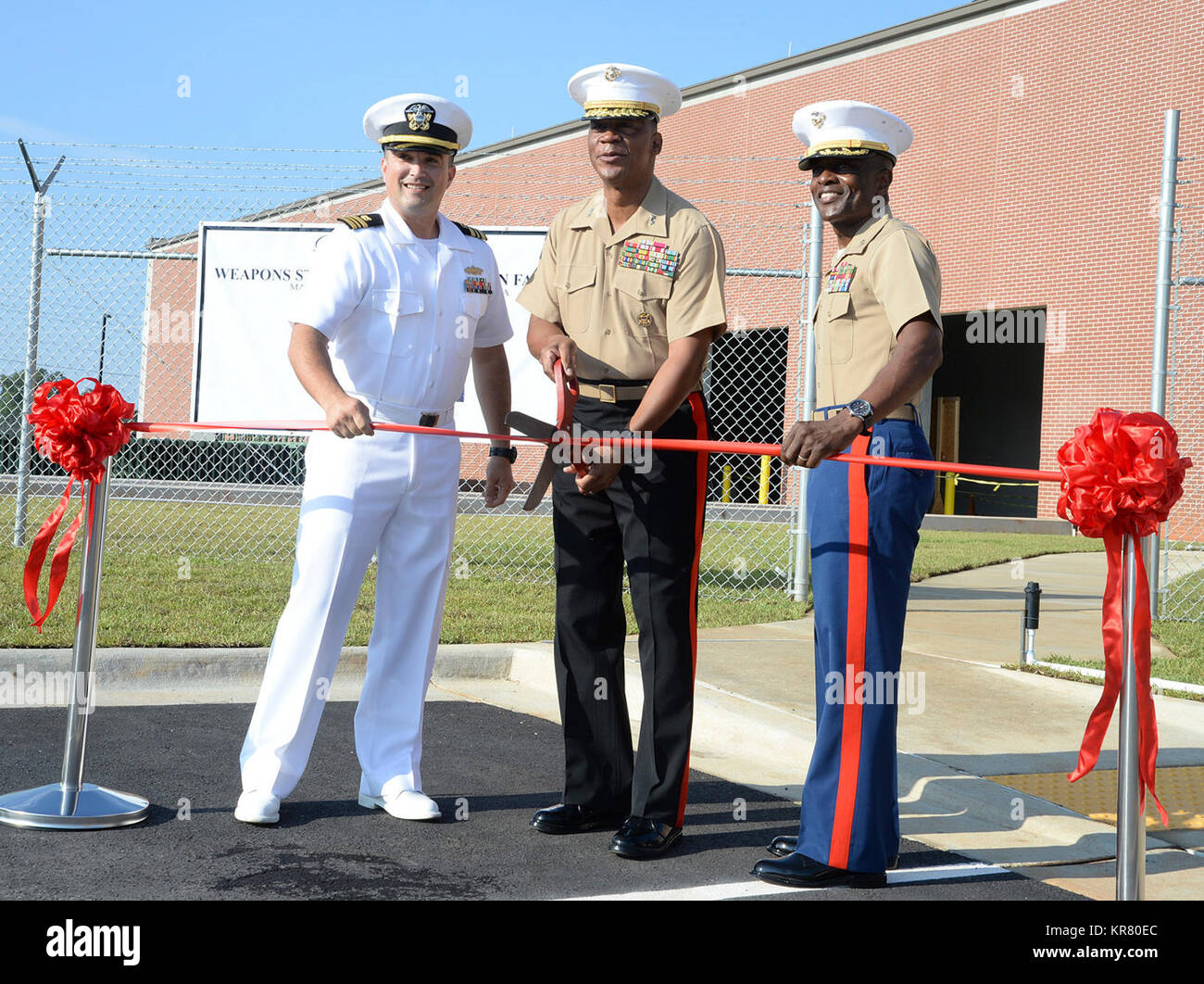 From right: Col. James C. Carroll III, commanding officer, Marine Corps ...