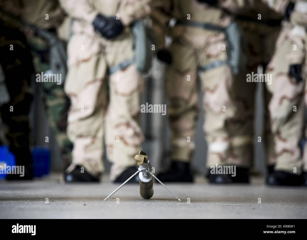Airmen assigned to the 512th Airlift Wing prepares to cordon an ...