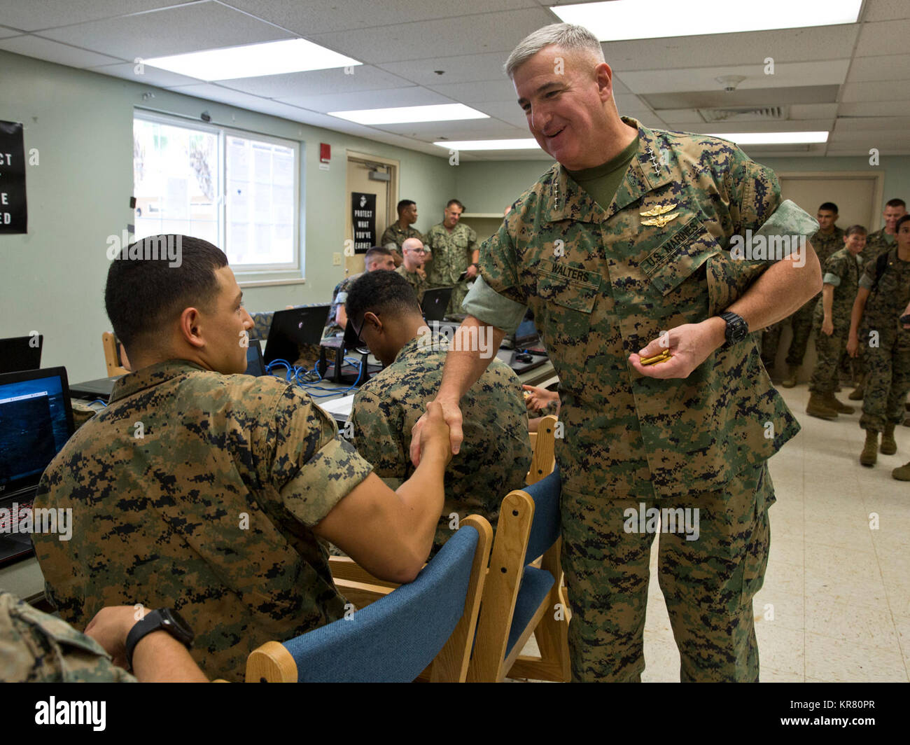 The Assistant Commandant of the Marine Corps Gen. Glenn M. Walters ...