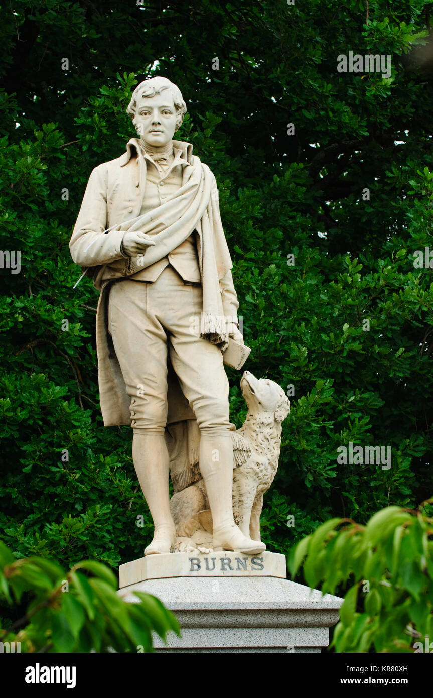 Robert Burns Statue, Ballarat, Victoria, Australia Stock Photo - Alamy