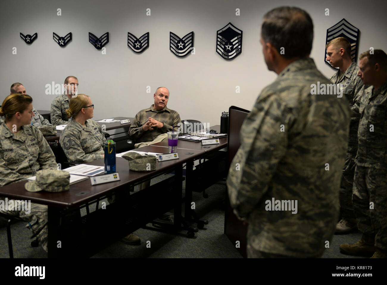Joseph Halter (middle), 9th Contracting Squadron contract specialist ...