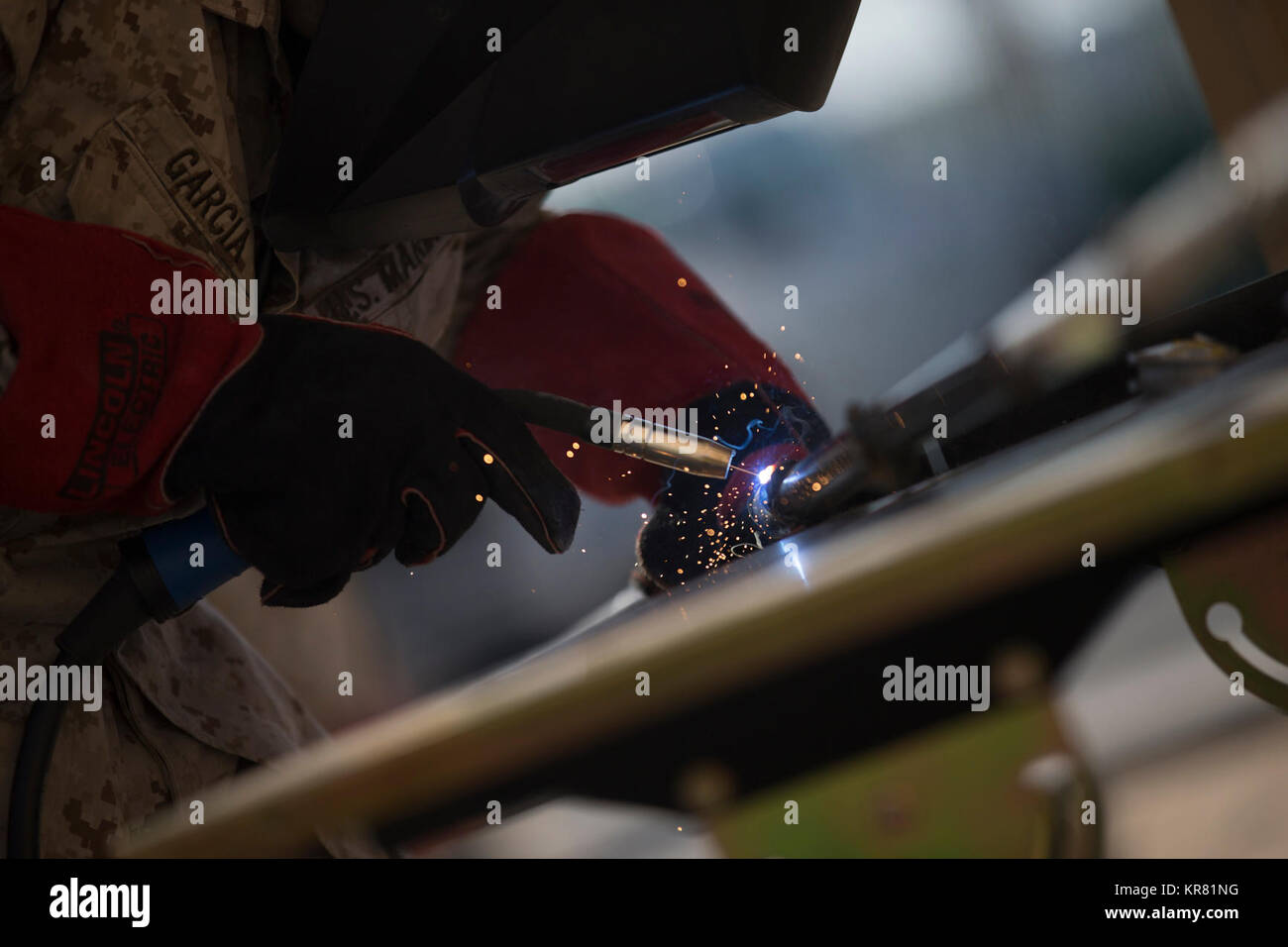 U.S. Marine Staff Sgt. Miguel Garcia, Command Element, Special Purpose ...