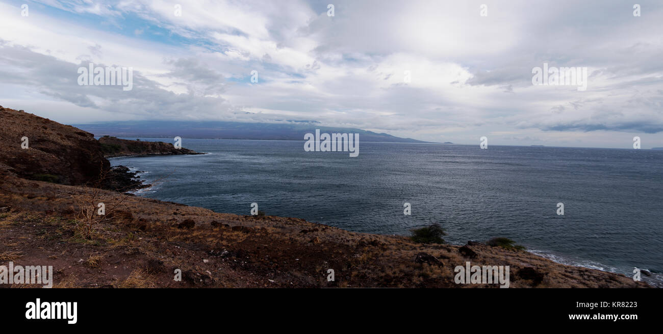 Panoramic view from the Papawai Scenic Lookout on Honopiilani Highway ...