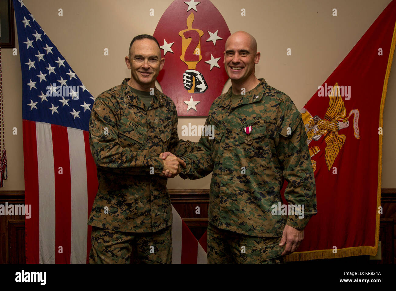 U.S. Marine Corps Maj. Gen. John K. Love, commanding general, 2nd ...