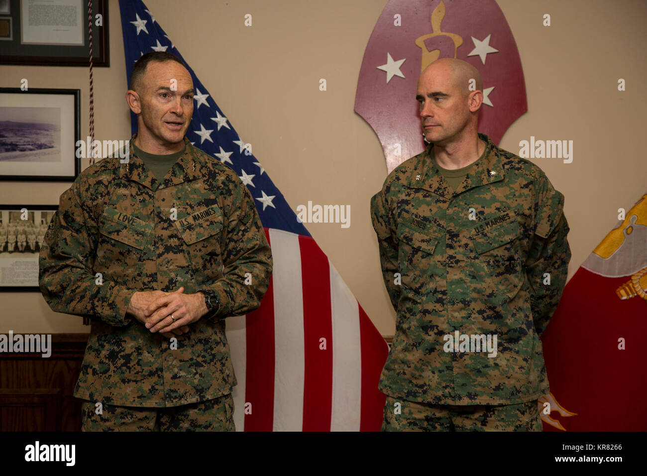 U.S. Marine Corps Maj. Gen. John K. Love, commanding general, 2nd ...