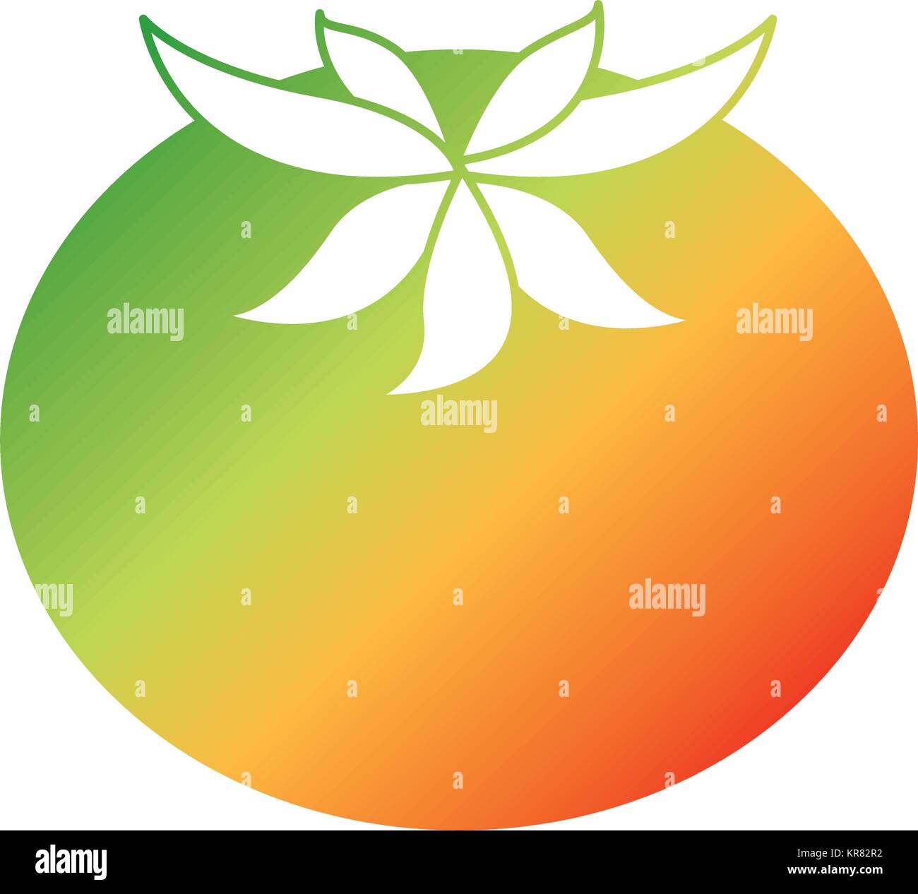 fresh tomato isolated icon Stock Vector Image & Art - Alamy