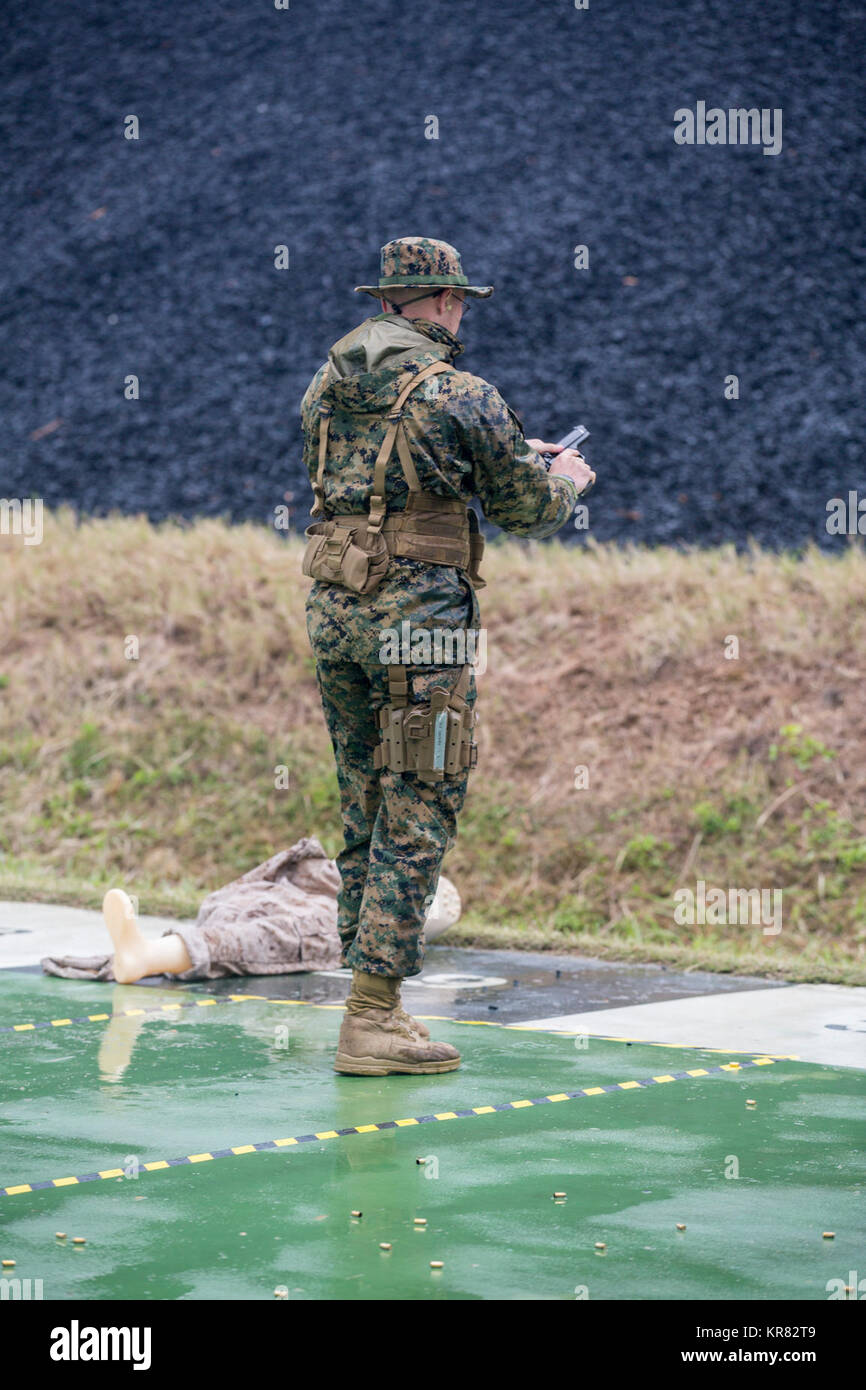 U.S. Marine Corps Sgt. Thomas J. Heckey, a network administrator with ...