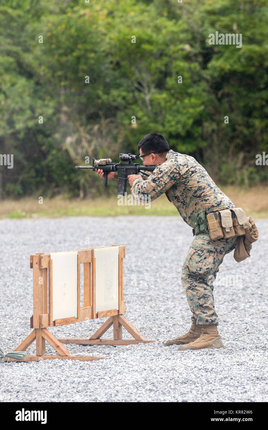 U.S. Marine Corps Cpl. Jesus E. Lopez, a rifleman with 2nd Battalion ...