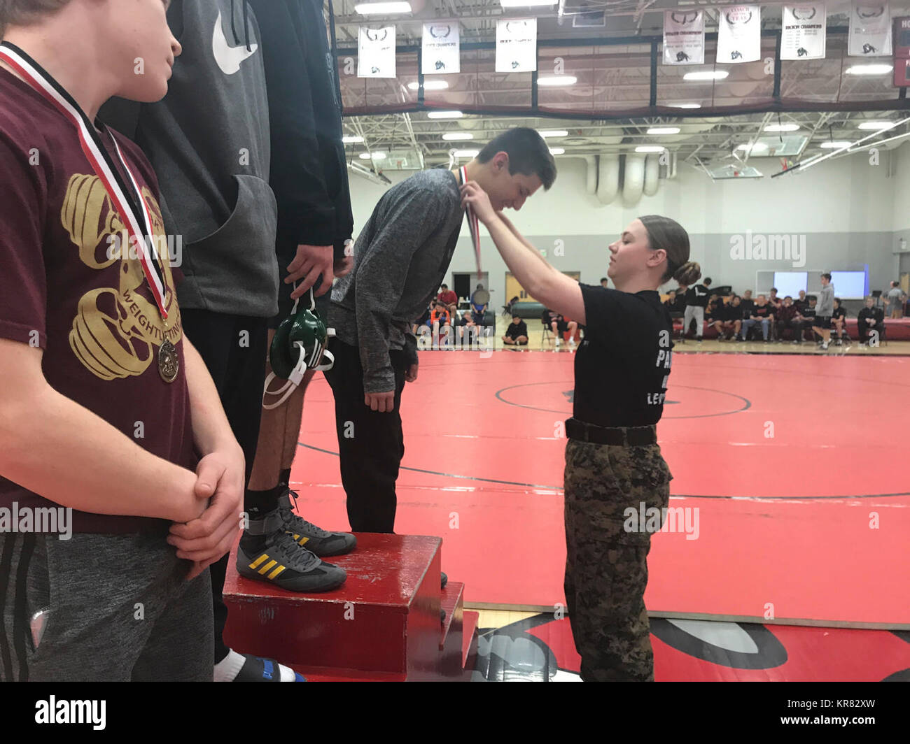 U.S. Marine Sgt. Janet Malone, recruiter at Recruiting Sub-station ...
