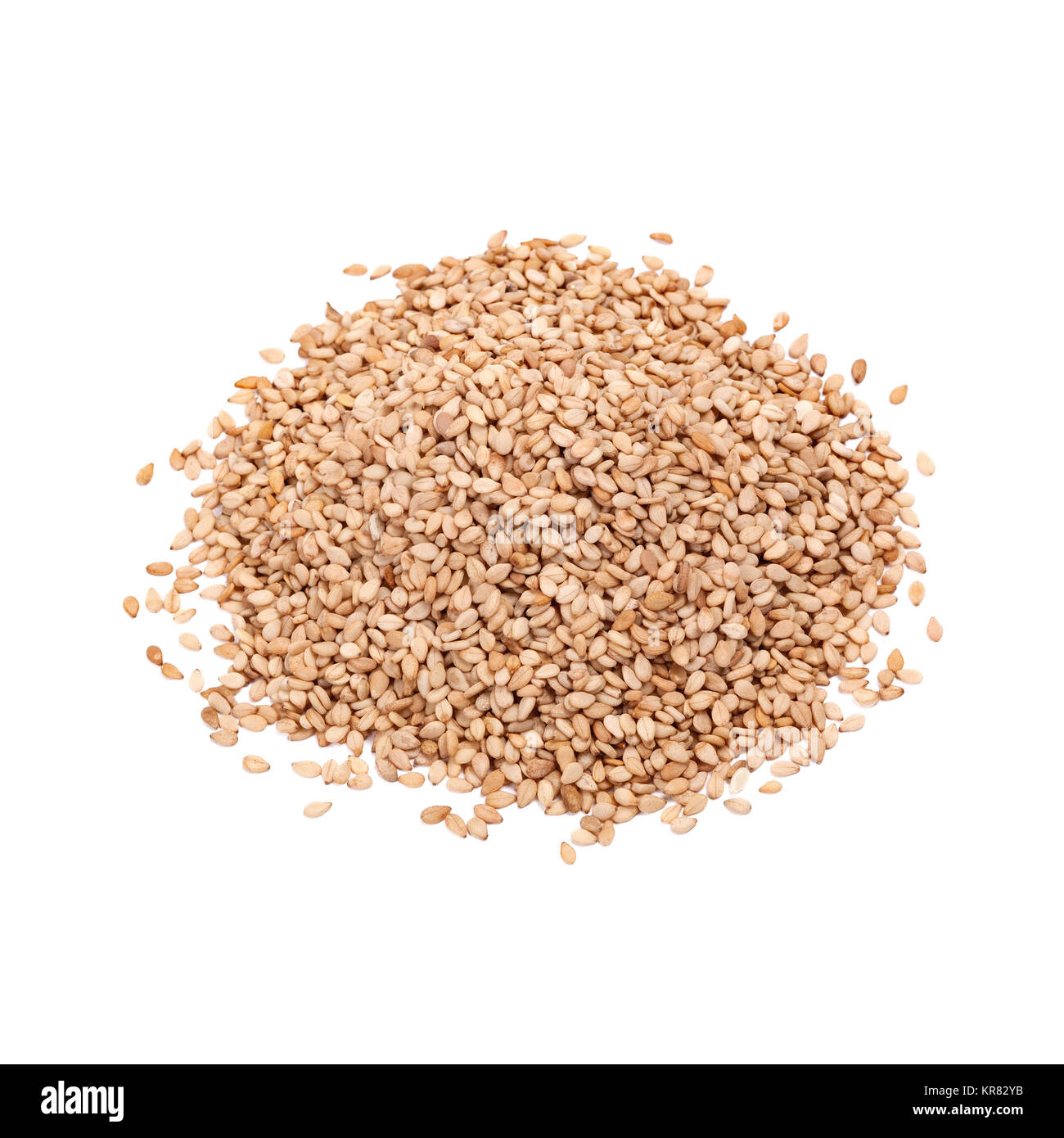 Pile of sesame. Sesame seeds isolated on white background Stock Photo ...