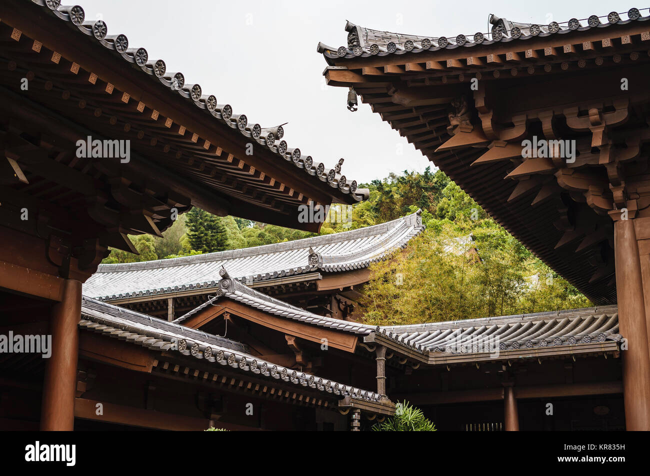Diamond Chi Lin nunnery Temple in Hongkong Stock Photo - Alamy
