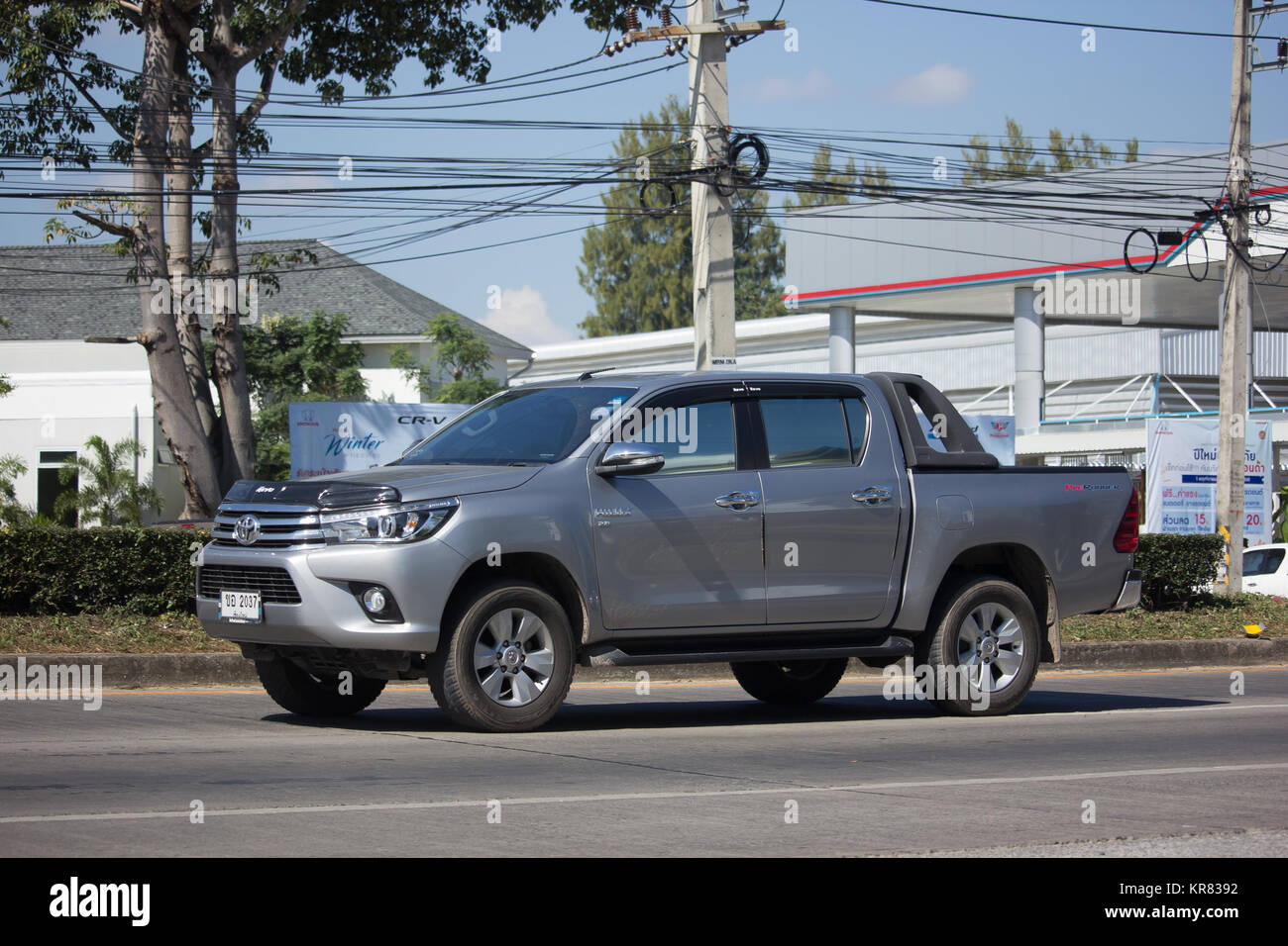 CHIANG MAI, THAILAND -NOVEMBER 30 2017: Private Pickup Truck Car Toyota ...