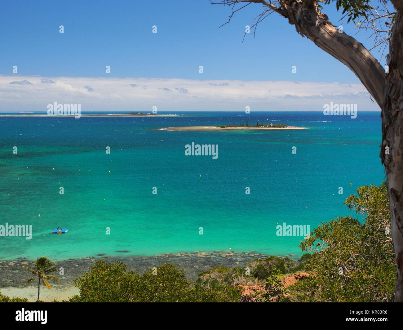 Scenic view of the lagoon around Noumea, New Caledonia Stock Photo - Alamy