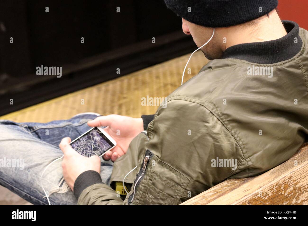 People using technology in their daily lives, New York USA Stock Photo ...