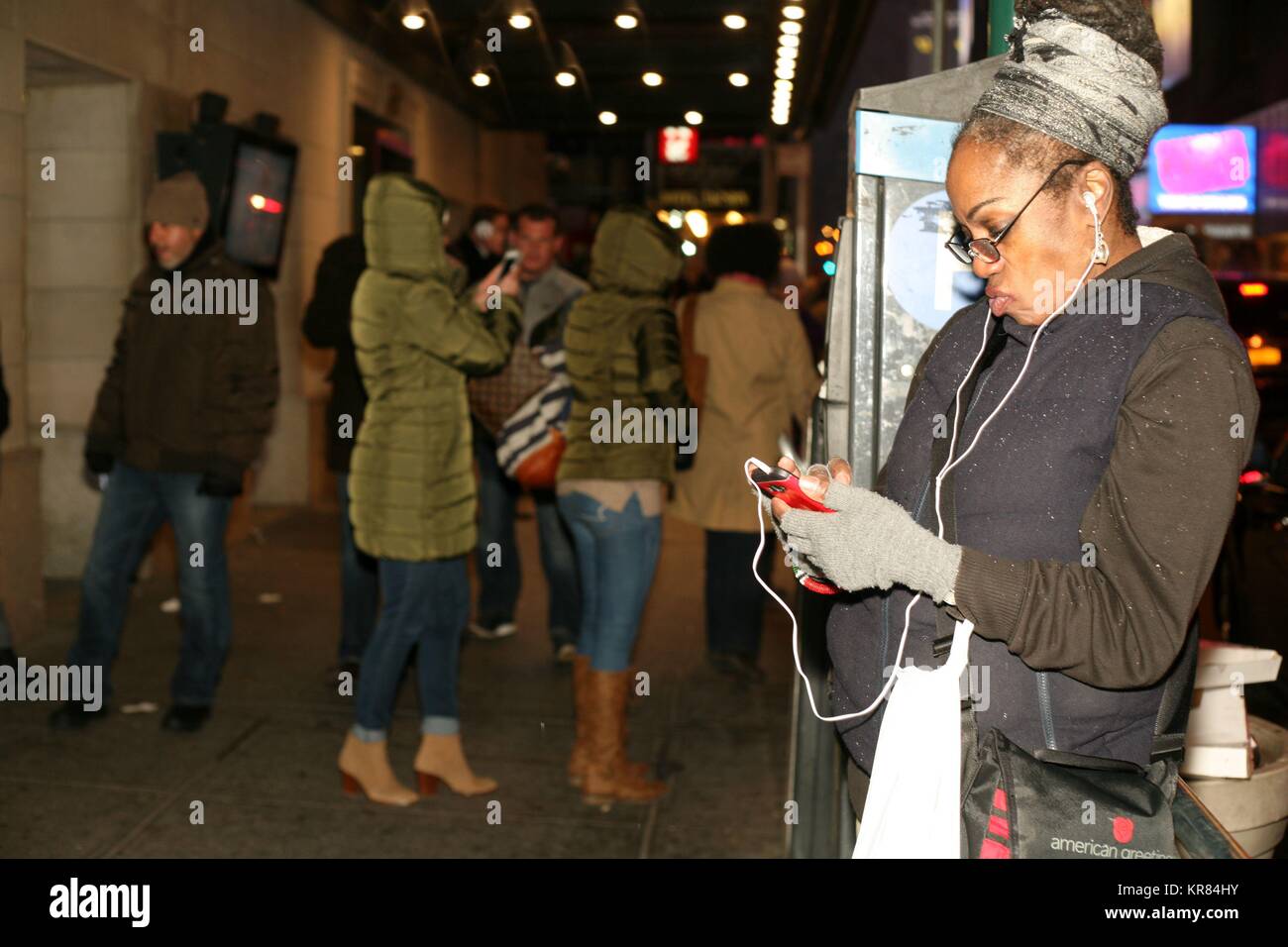 People using technology in their daily lives, New York USA Stock Photo ...