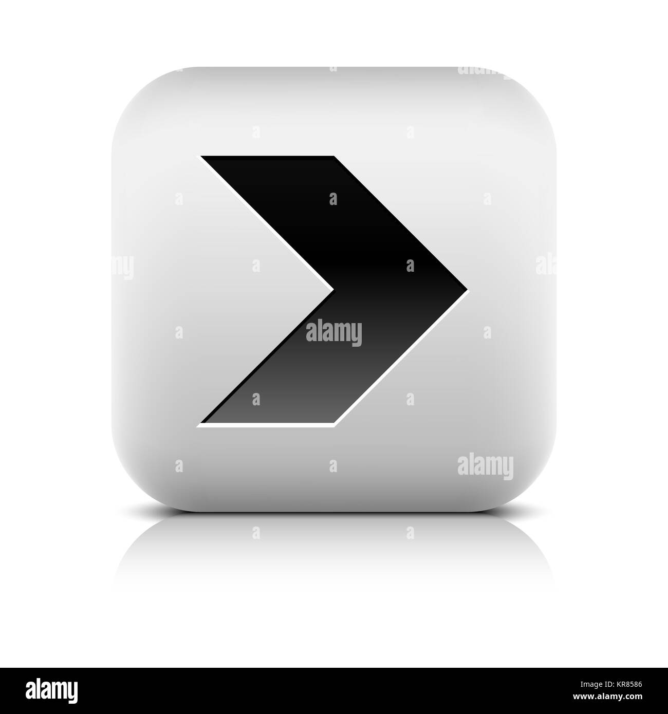 Web icon with arrow sign Stock Photo - Alamy