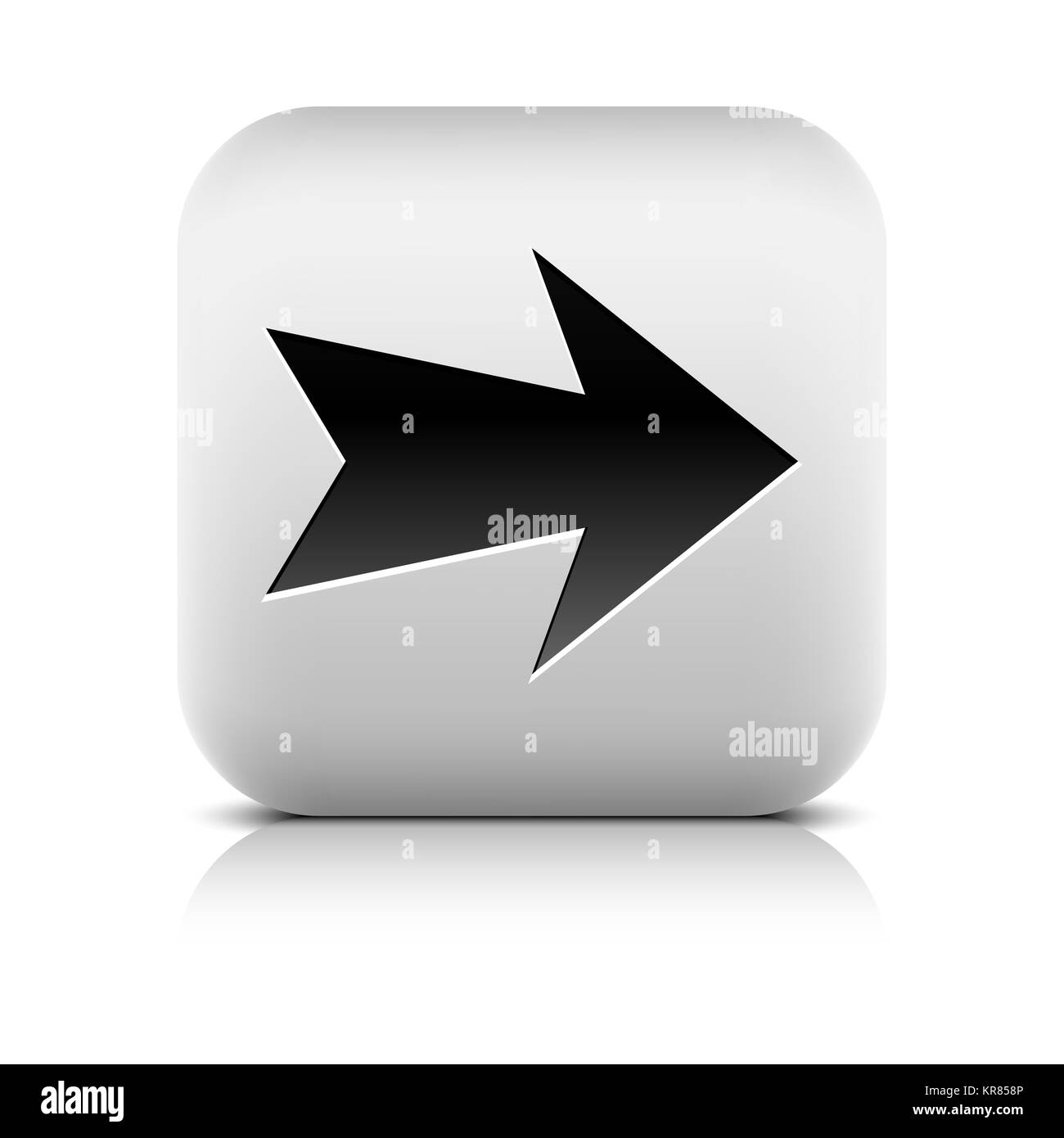 Arrow sign icon back button hi-res stock photography and images - Alamy
