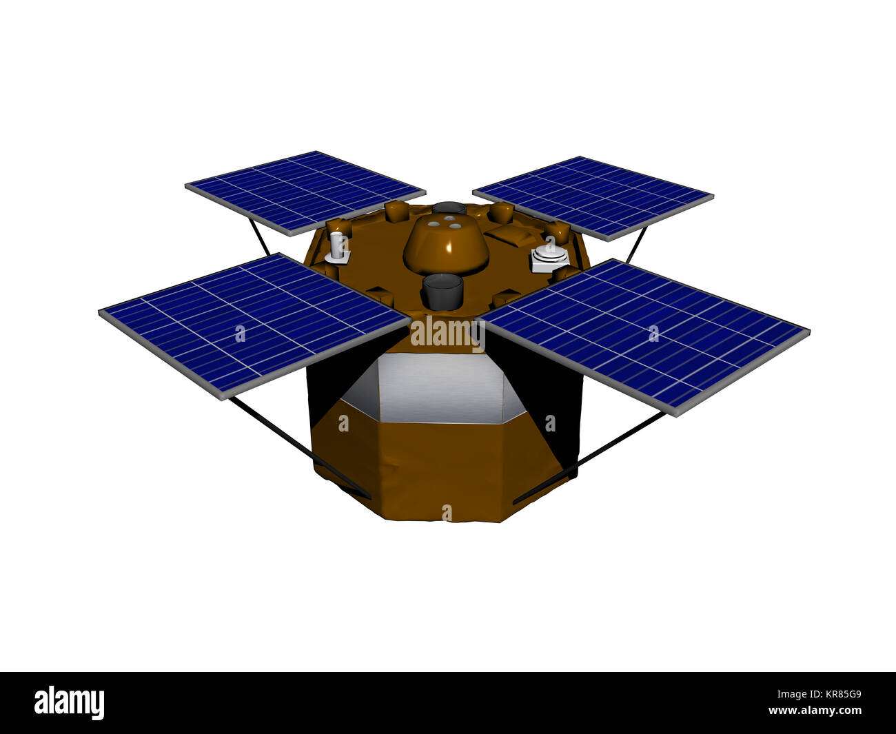 optional satellite with solar cells Stock Photo - Alamy
