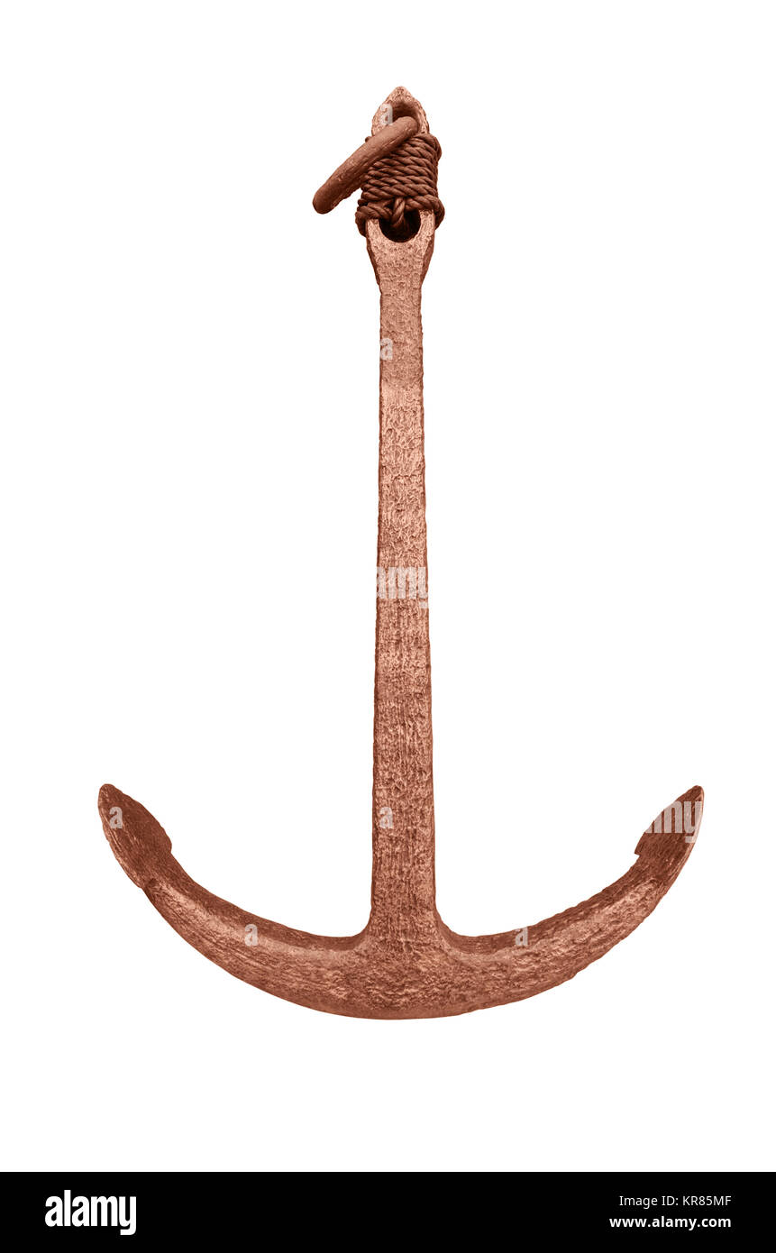 a heavy Anchor holds a ship in one place Stock Photo - Alamy