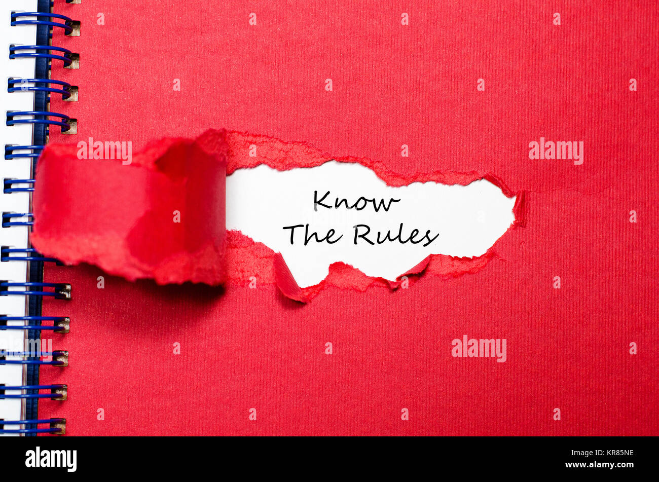 Paper text know rules hi-res stock photography and images - Alamy