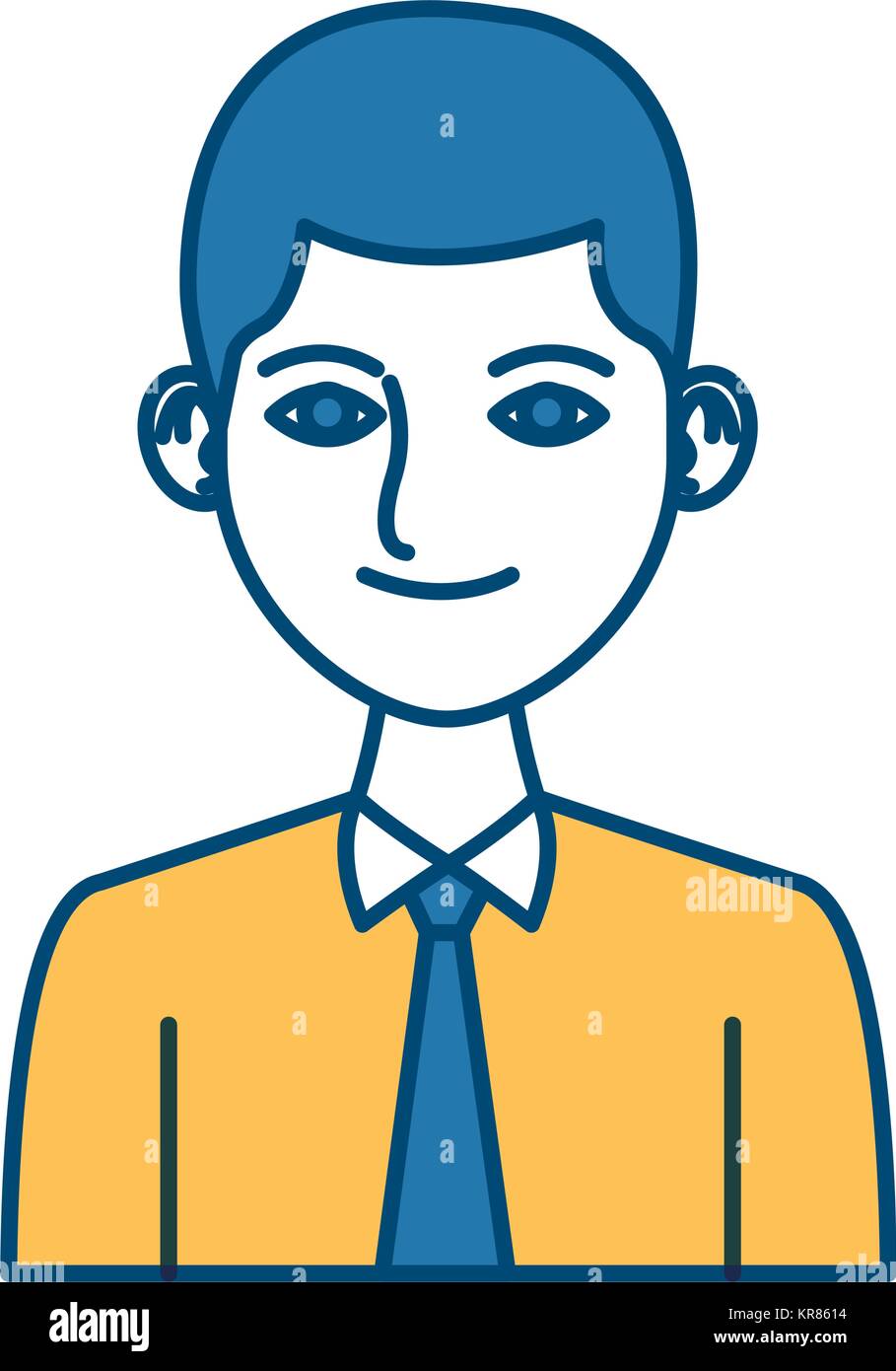 Young man with elegant clothes icon vector illustration graphic design ...