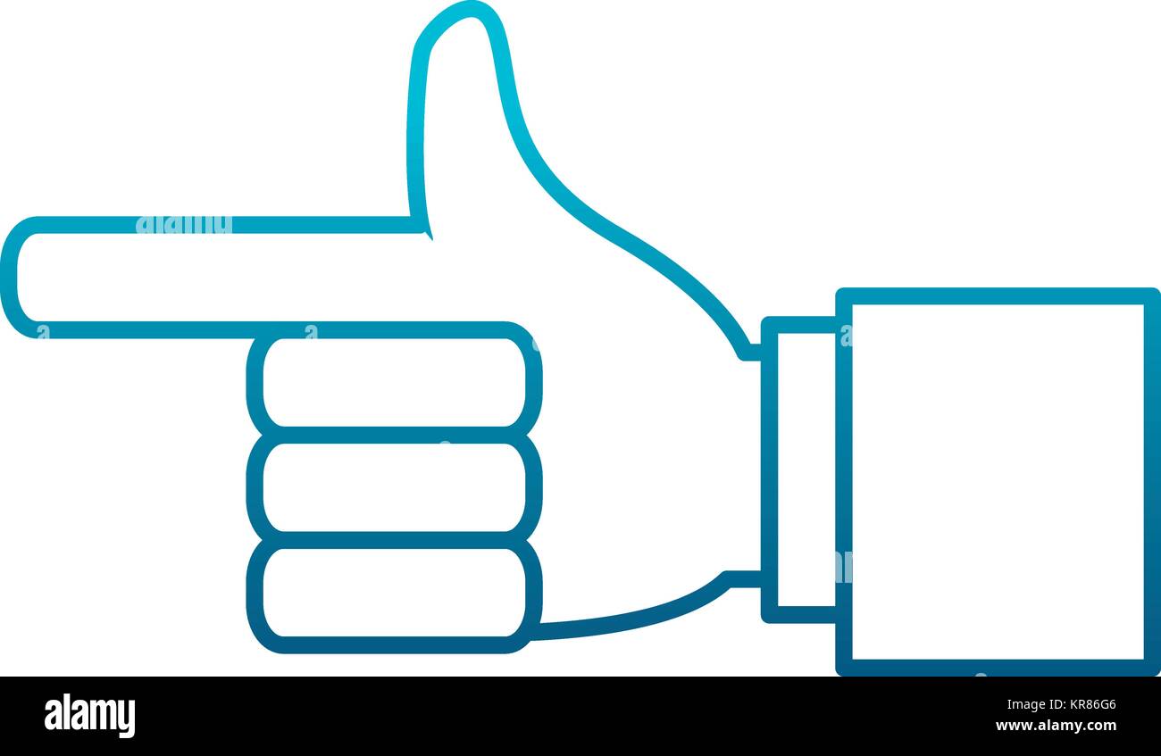 Hand pointing symbol icon vector illustration graphic design Stock ...