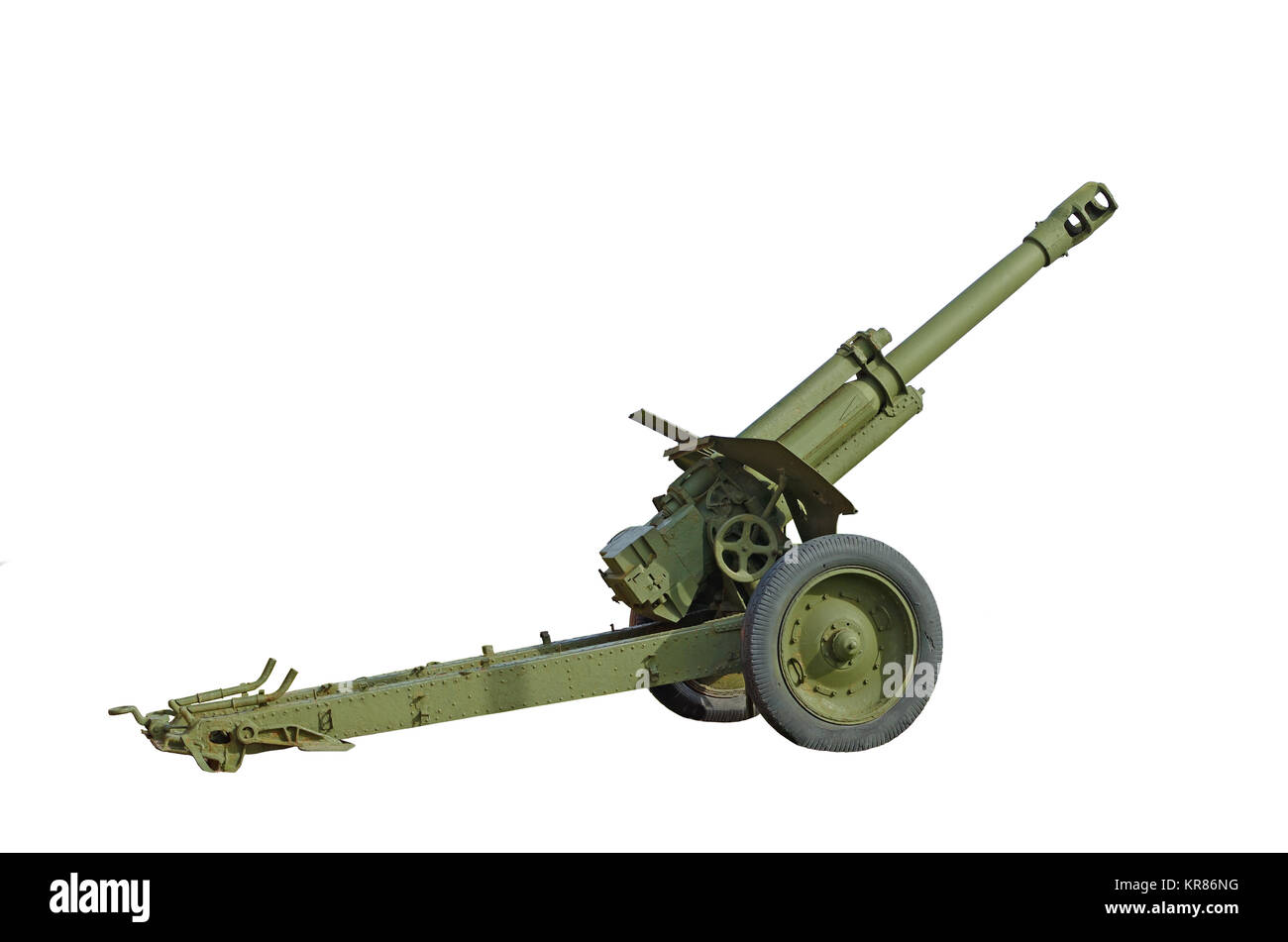 Cannon has great destructive power.Used during the war Stock Photo - Alamy