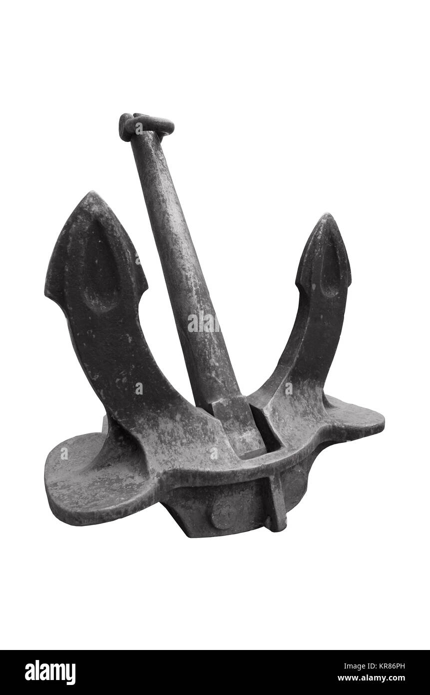 a heavy Anchor holds a ship in one place Stock Photo - Alamy