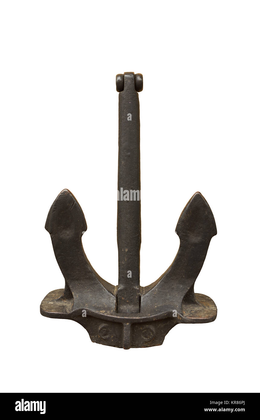 a heavy Anchor holds a ship in one place Stock Photo - Alamy