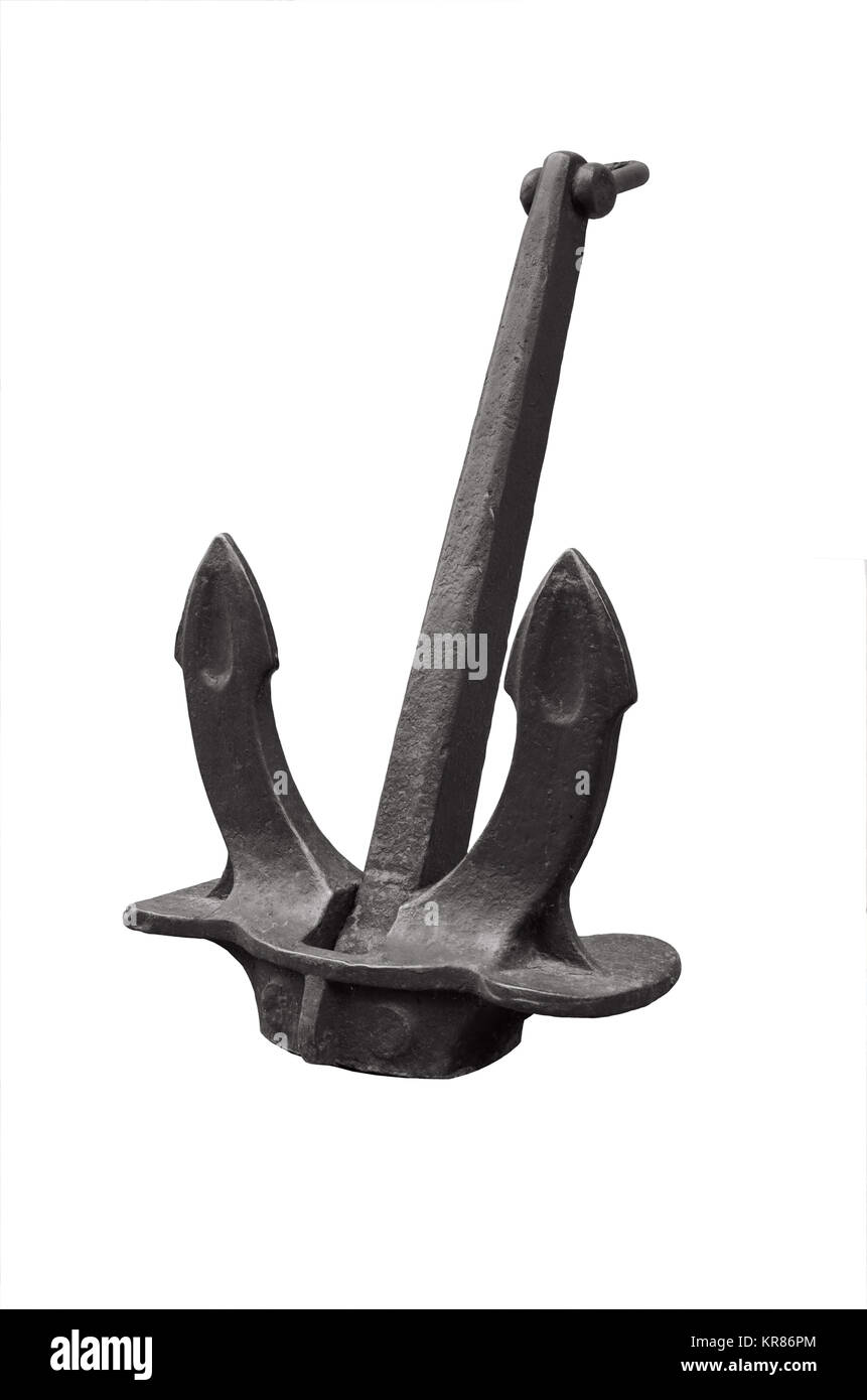 a heavy Anchor holds a ship in one place Stock Photo - Alamy