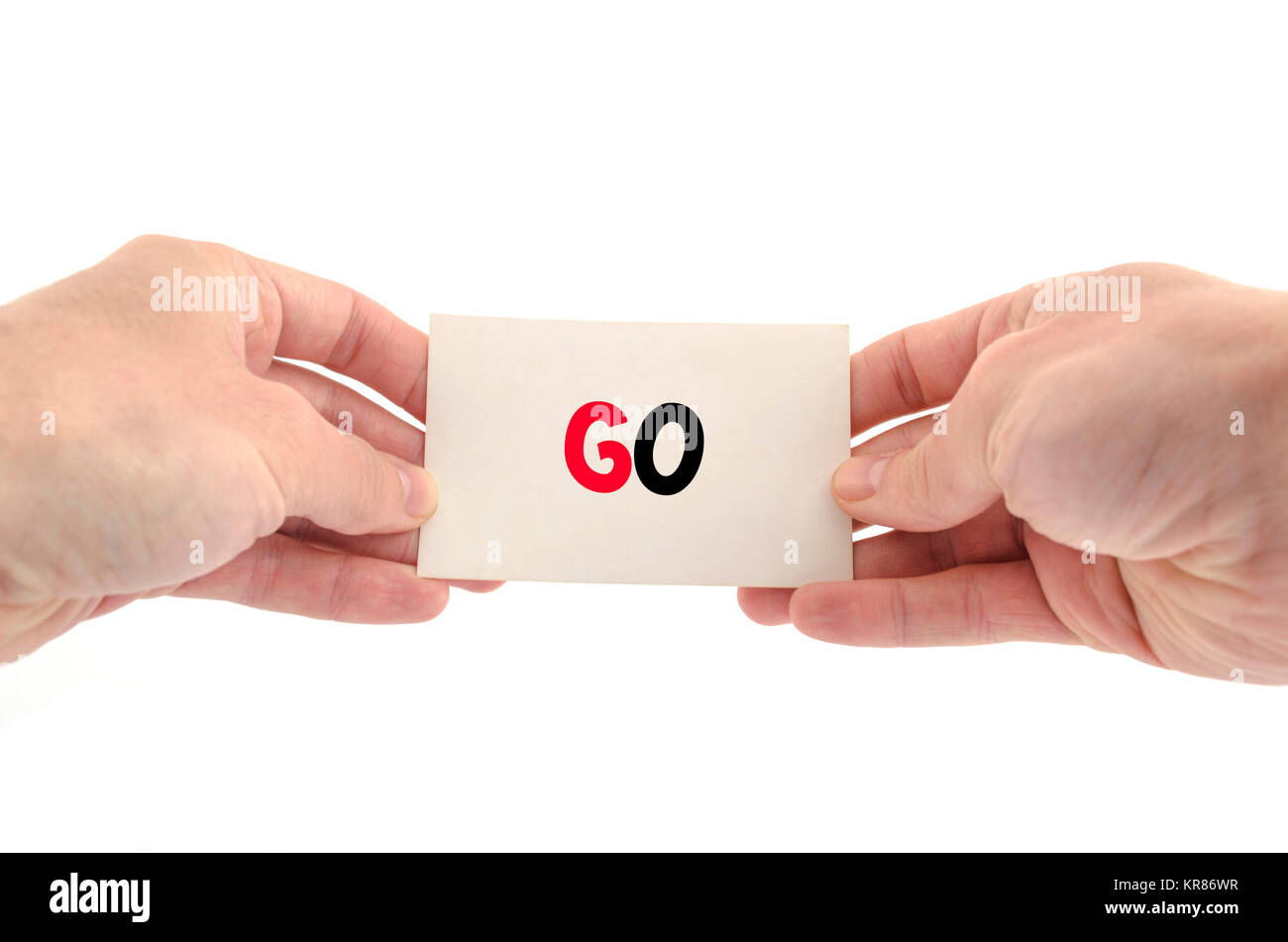 Go text concept Stock Photo - Alamy