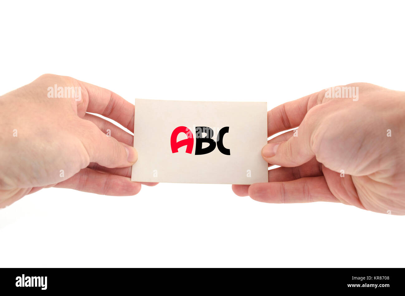 Abc text concept Stock Photo - Alamy