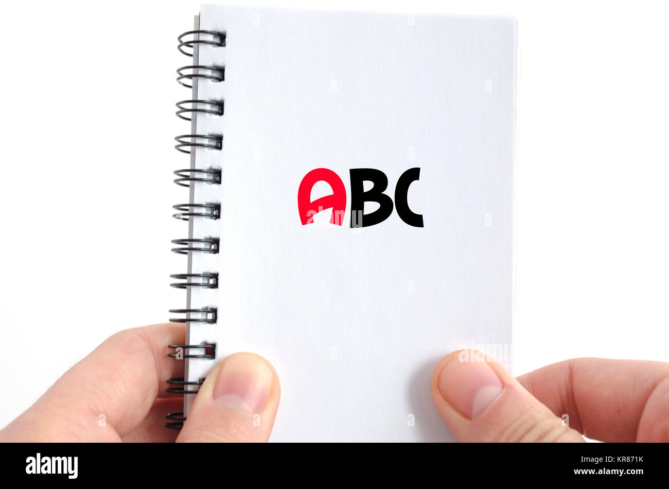 Abc text concept Stock Photo - Alamy