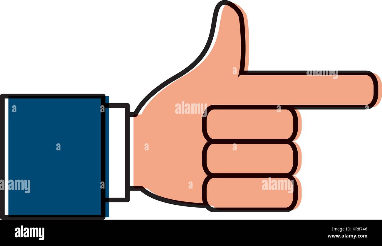 Hand pointing symbol icon vector illustration graphic design Stock ...