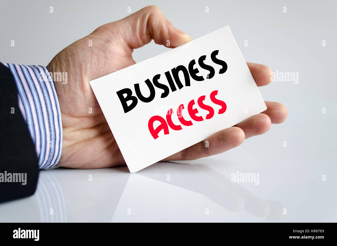 Business access text concept Stock Photo - Alamy