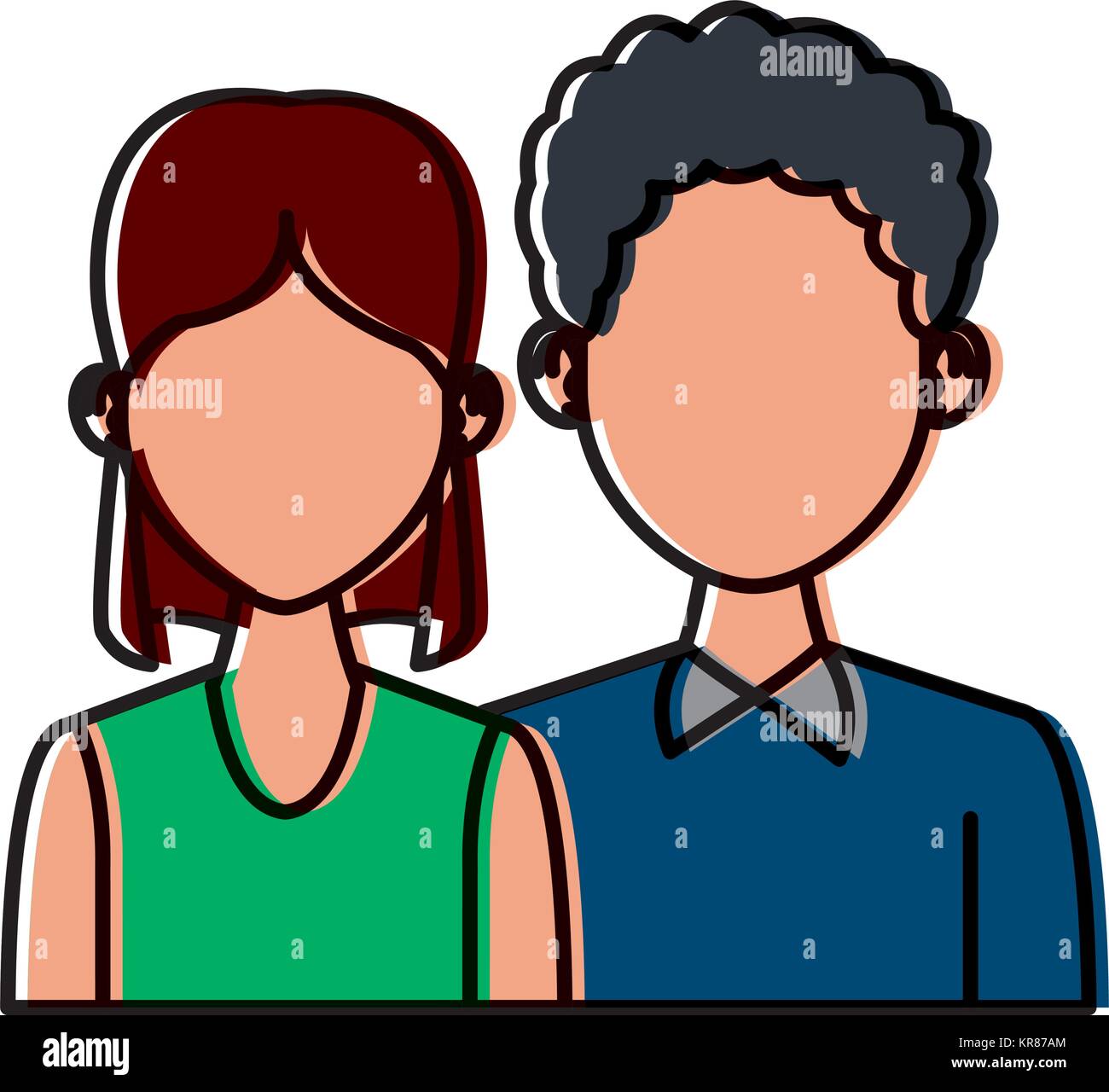 Contact avatar symbol icon vector illustration graphic design Stock ...