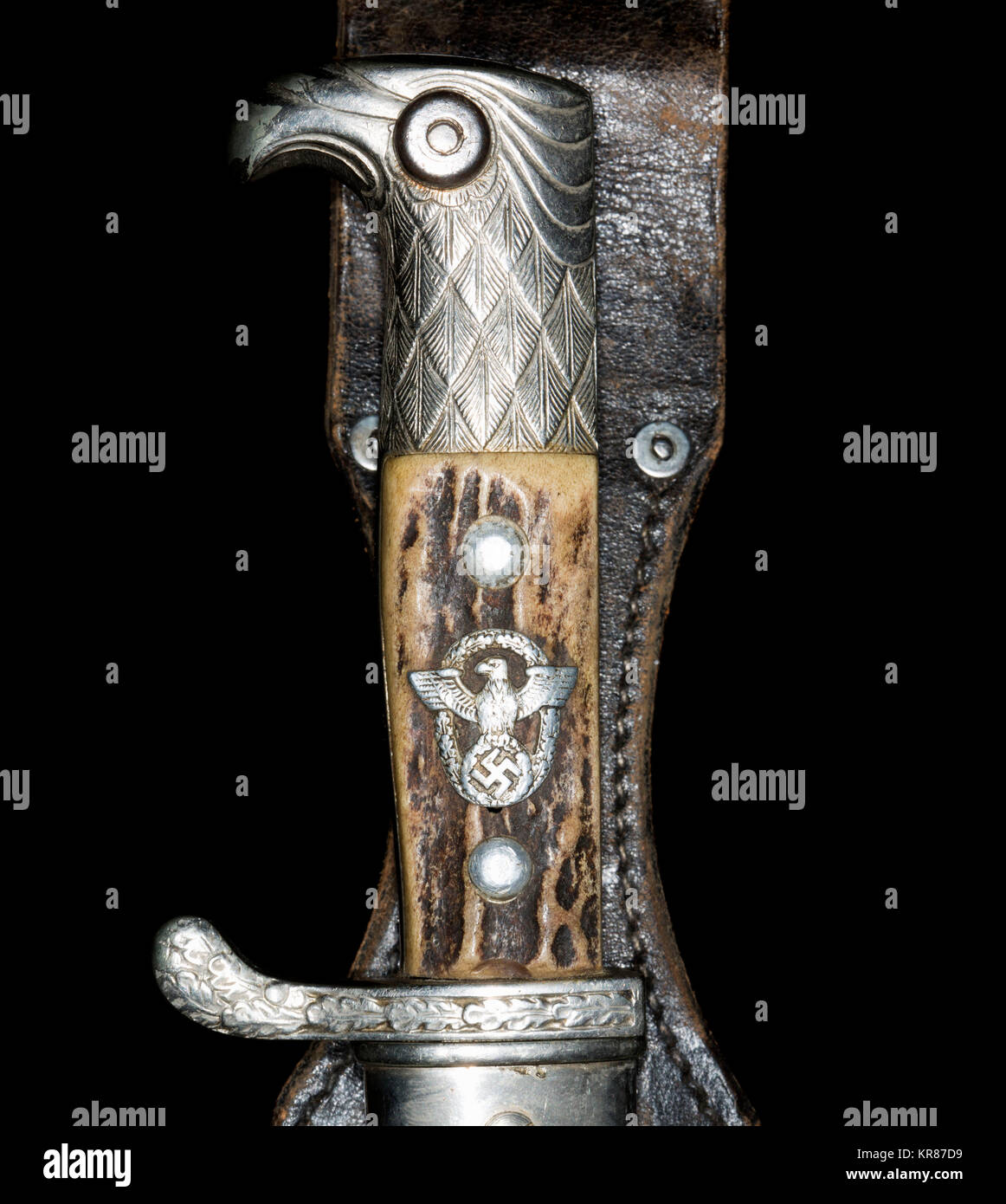 Detail of World War II German Nazi dagger Stock Photo - Alamy